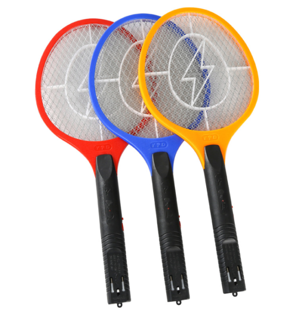 Electronic Mosquito Swatter Racket Bat with LED light